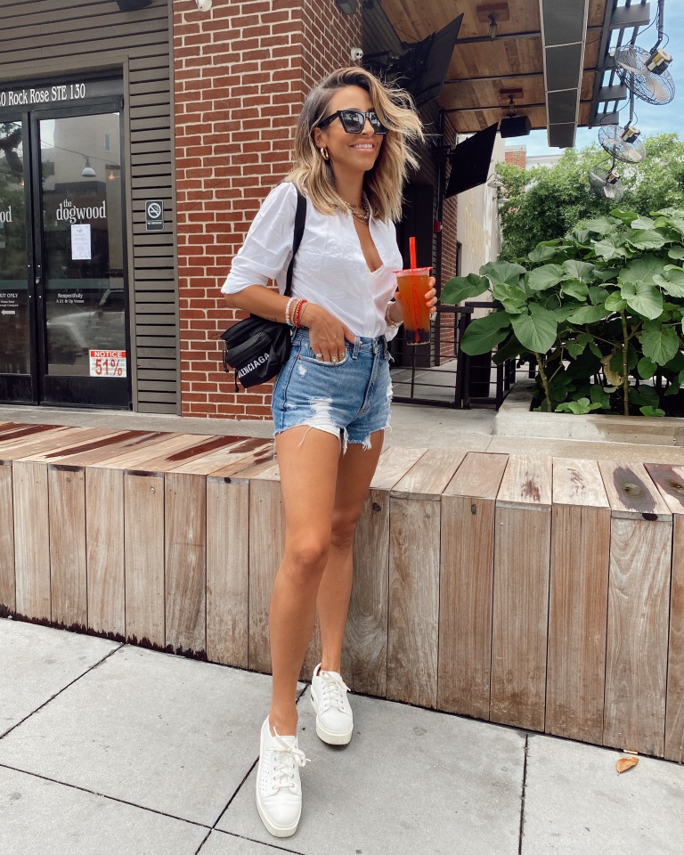 My Most Worn Abercrombie Denim Shorts | Courtney Shields